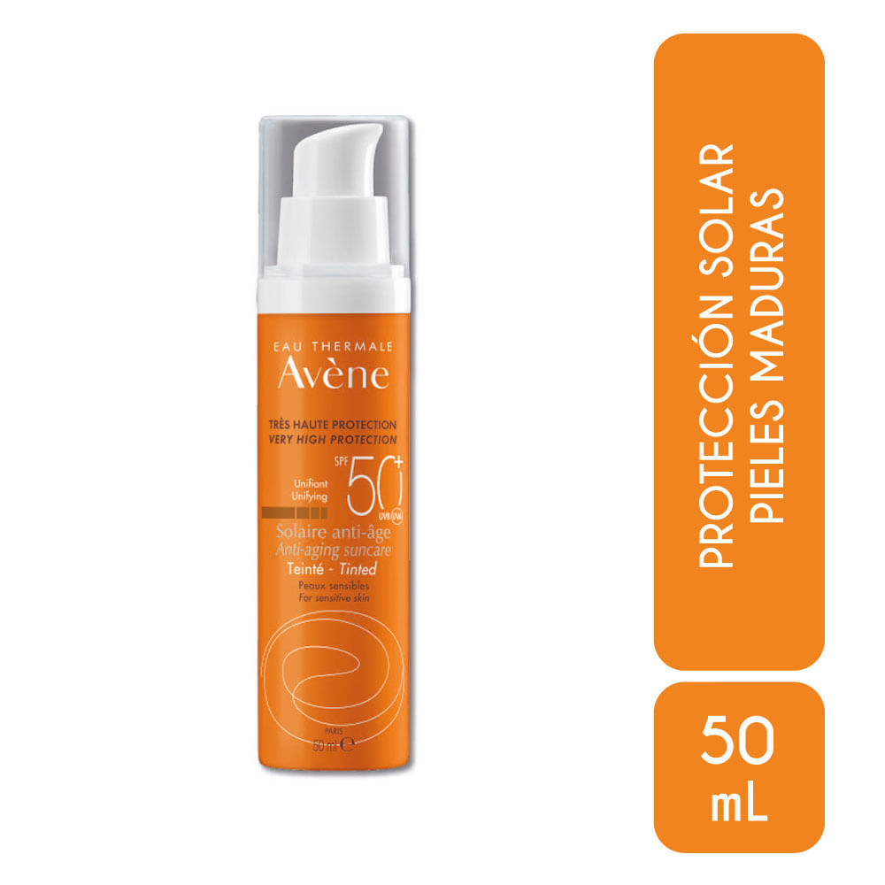 Avene Solar Anti Age Spf 50+ Color X 50 Ml
