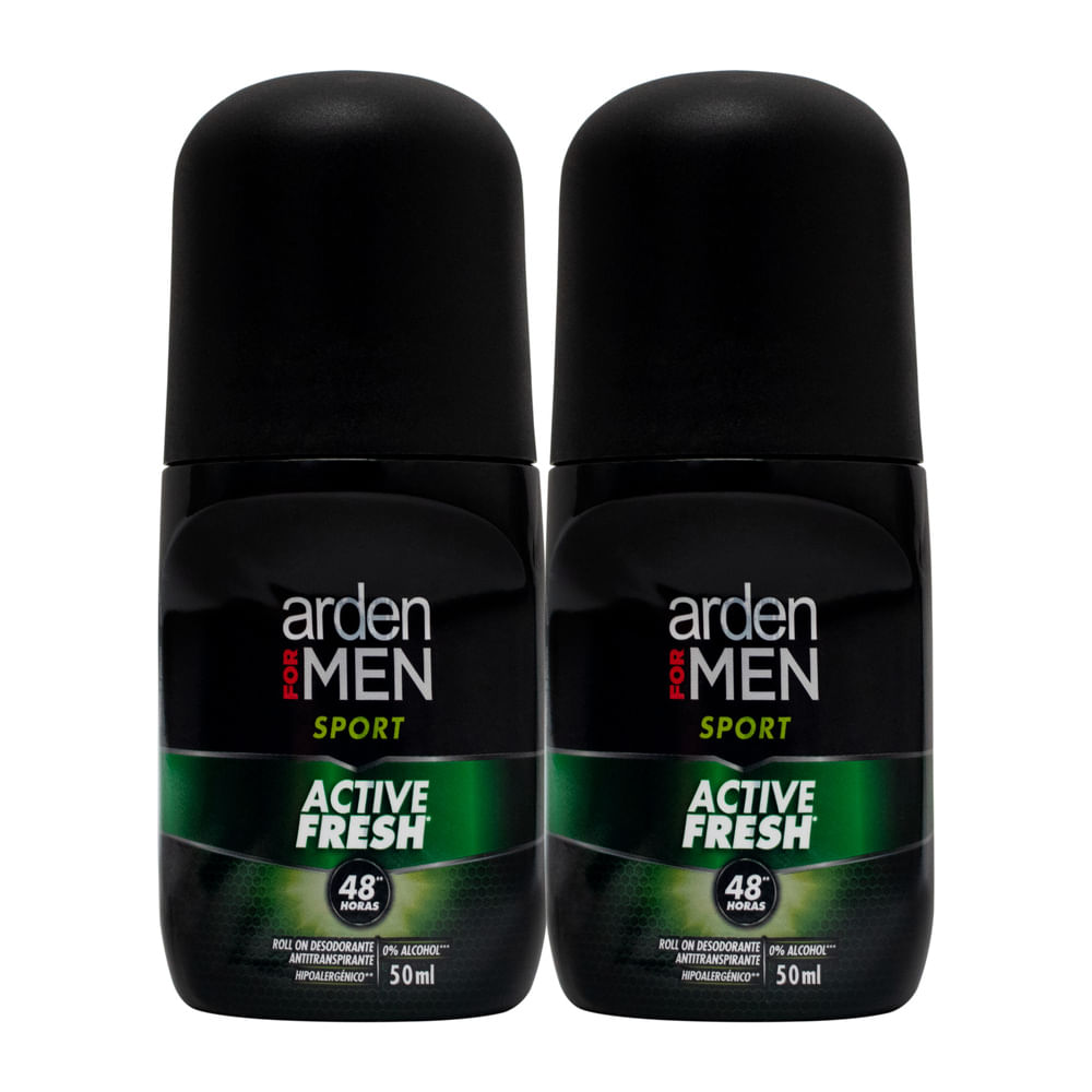 Promo Sport Roll On x2 | Arden For Men 50ml